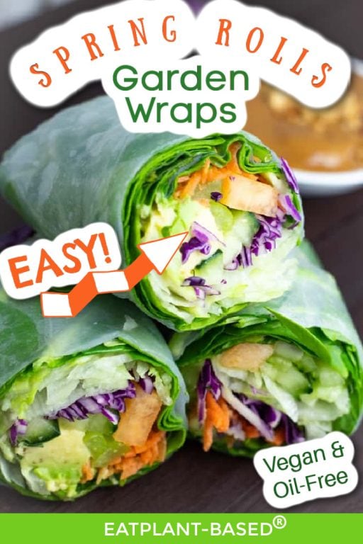 Simple Garden Spring Rolls - EatPlant-Based