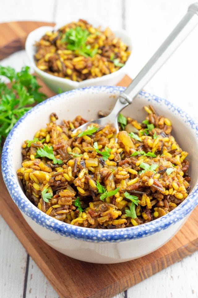 BEST Seasoned Wild Rice Recipe - EatPlant-Based