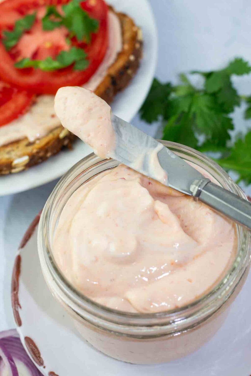 Spicy Vegan Mayo Recipe (5 Minutes!) - EatPlant-Based