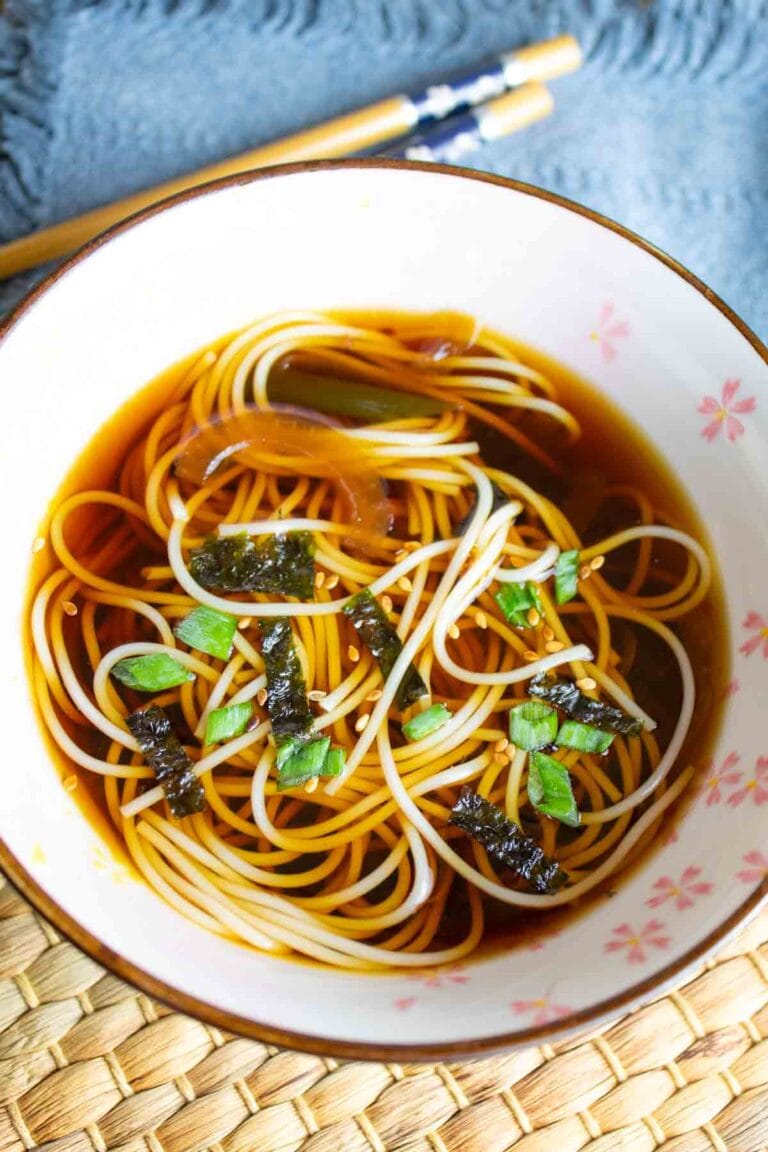 Japanese Somen Cold Noodle Soup Recipe - EatPlant-Based